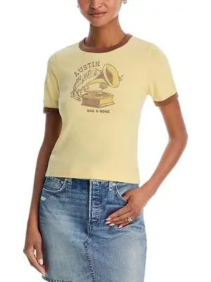 Rag & Bone Austin Ringer Tee - Sunlight