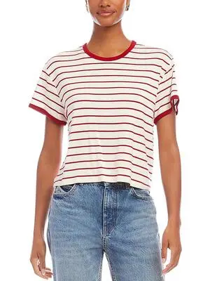 Fifteen Twenty Courtney Contrast Tee - Red