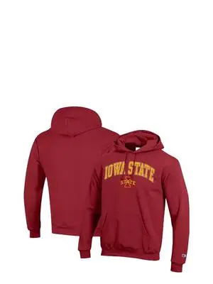 Champion Iowa State Cyclones Arched Logo Fleece Pullover Hoodie - Cardinal