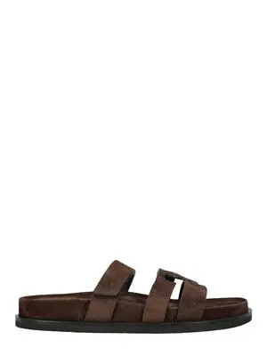 Tory Burch Ines Sport Slides - Brown