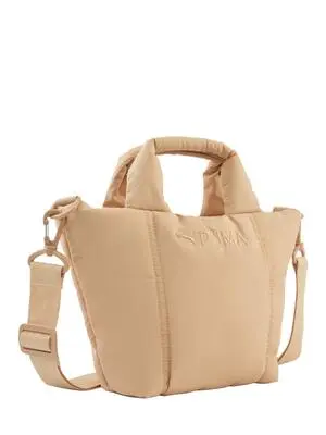 PUMA Puffer Mini Tote Bag Light Beige