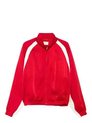 Saint Laurent Embroidered Logo Sweatshirt - Red