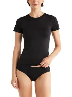 NORDSTROM RACK Everyday Seamless T-Shirt Black