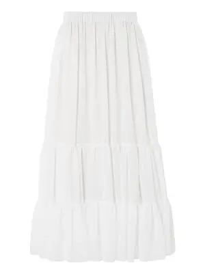 Etro Jacquard Maxi Skirt - White