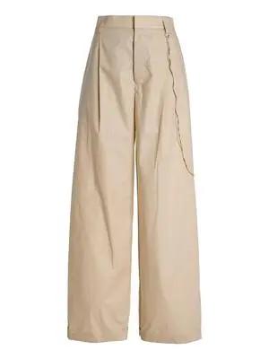 DARKPARK Danielle Wide-leg Trousers - Neutral