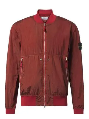 Stone Island Compass Bomber Jacket - Red