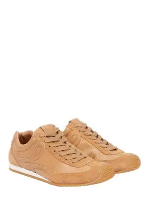 Loewe Ballet Runner 2.0 Leather Sneakers - Brown