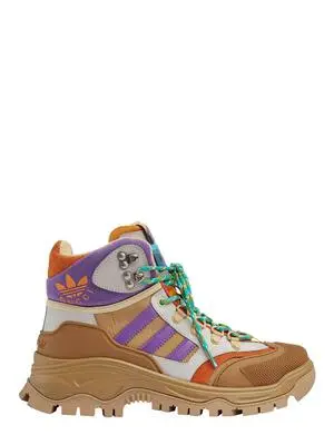 Gucci Adidas X Lace Up Boots - Brown