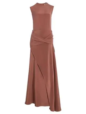 Tove Jadi Sleeveless Dress - Brown