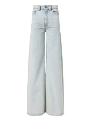 Khaite Dane" Wide-leg Jeans - Blue