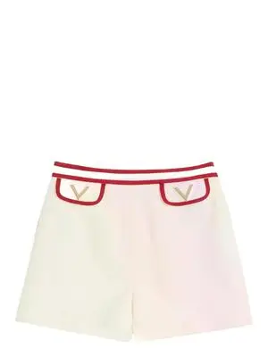 Valentino Garavani Crepe Couture Shorts - Neutrals