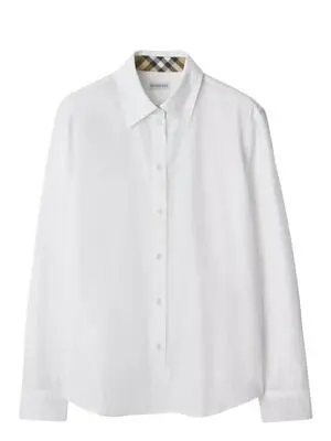 Burberry Cotton Poplin Shirt - White