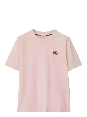 Burberry Equestrian Knight-motif T-shirt - Pink
