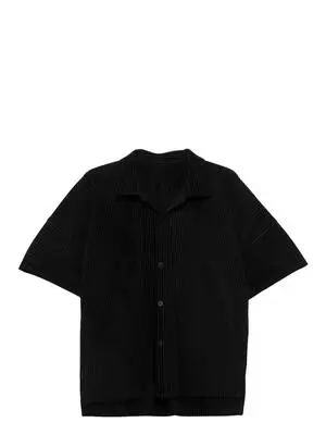 Issey Miyake Plissé Shirt - Black