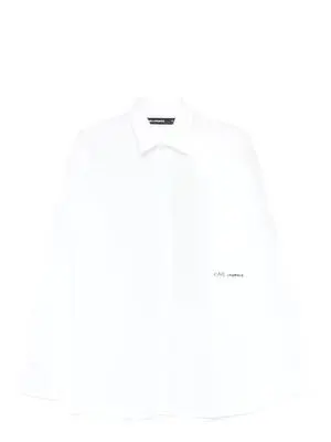 Karl Lagerfeld Logo-appliqué Shirt - White