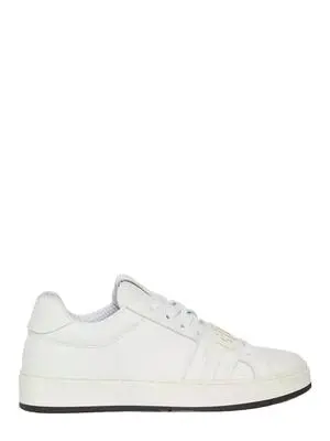Gcds Logo-band Sneakers - White