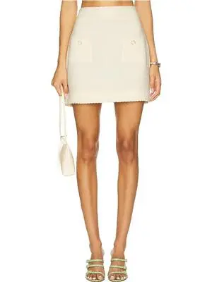 Simkhai Leighton Mini Skirt - Ivory