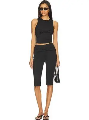 Superdown Ines Capri Set - Black