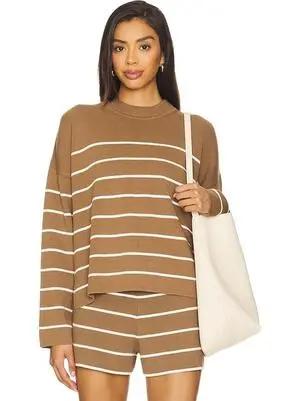LA LIGNE Leo Sweater - Tan & Cream