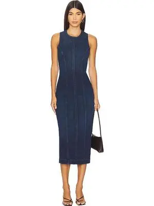 DL1961 Esme Midi Dress - Sea Front