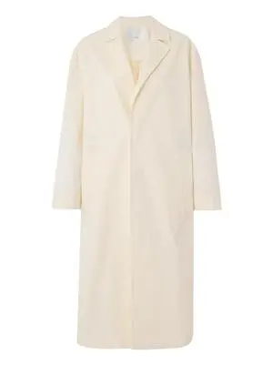 Wardrobe.NYC Cotton-gabardine Coat - Off-white