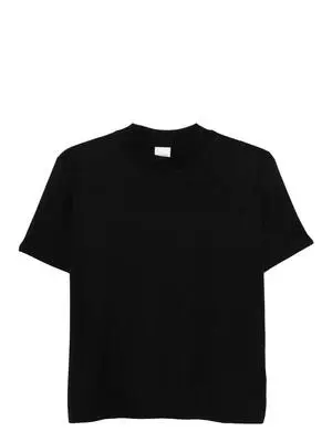 Calvin Klein Mock-neck T-shirt - Black