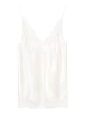 Carine Gilson Silk Camisole - Neutrals
