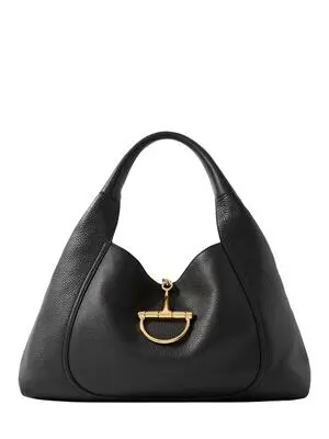 Gucci Softbit Maxi Textured-leather Tote - Black