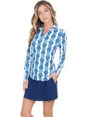 CABANA LIFE Skort With Upf 50+ Protection - Navy