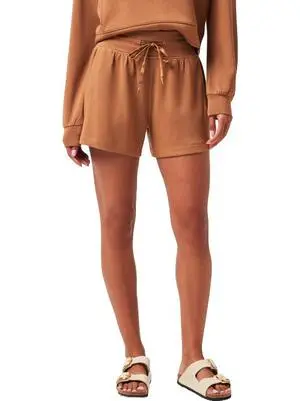 Travis Mathew Skyloft Drawstring Shorts Chestnut