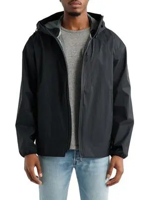 SAVE THE DUCK Zafir Hooded Water Resistant Jacket - Black