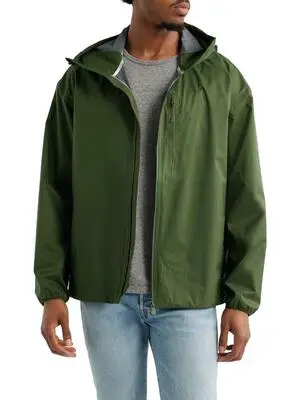 SAVE THE DUCK Zafir Hooded Water Resistant Jacket - Leaf Green