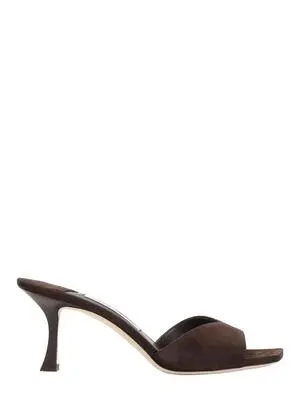JIMMY CHOO Skye 70 Mules - Brown