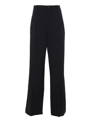 Balenciaga Relaxed Fit Trousers Black