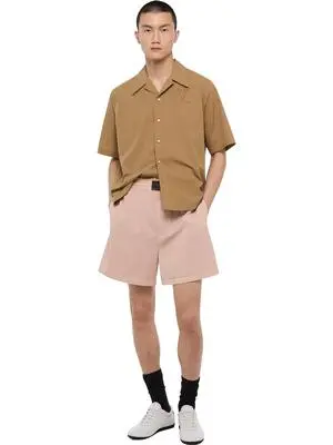 Helmut Lang Garment-dyed Uniform Shorts - Salmon