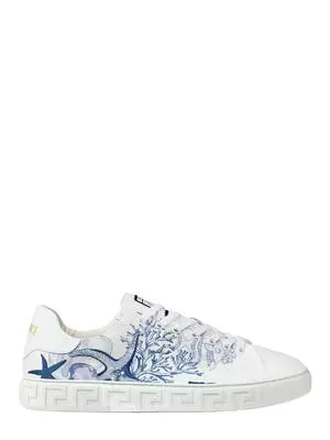 Versace Coral Theatre Greca Sneakers - Blue