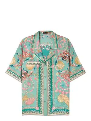 Versace Silk Shirt - Green