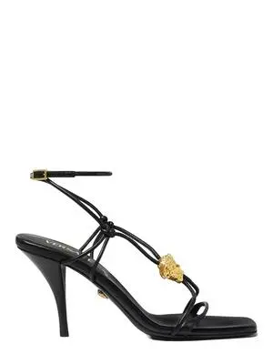 Versace 85mm La Medusa Sandals - Black