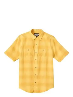 MOUNTAIN KHAKIS Cyrus Short Sleeve Woven Shirt - Lemon