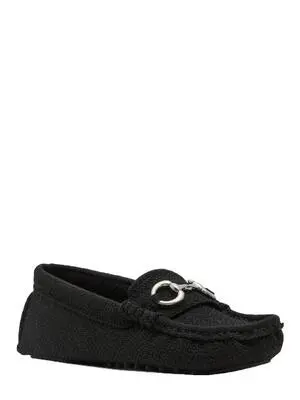 Anne Klein Chrystie Bit Loafer - Black Knit