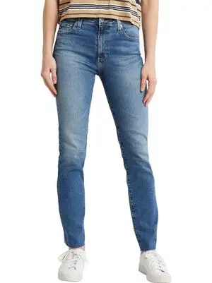 Ag Mari High-waist Slim Straight Jeans - Arcadia