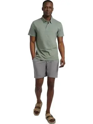 Onia Slub Short Sleeve Polo - Agave