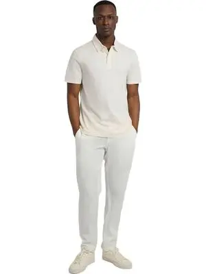 Onia Slub Short Sleeve Polo Oat