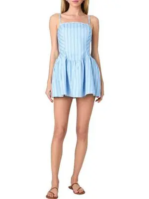 French Connection Fit & Flare Mini Dress - Lorenzo Stripe