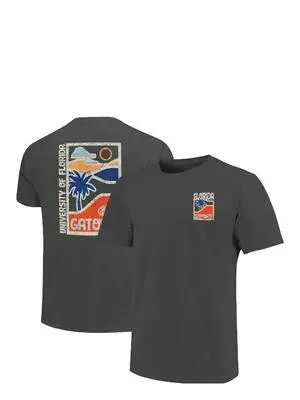 IMAGE ONE Florida Gators Comfort Colors Minimal Vista Distressed Graphics T-shirt - Graphite