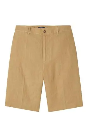 Ralph Lauren Long Linen Shorts - Neutrals