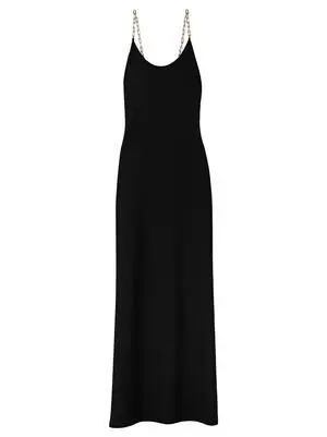 Gabriela Hearst Adeona Embellished Silk Maxi Dress - Black