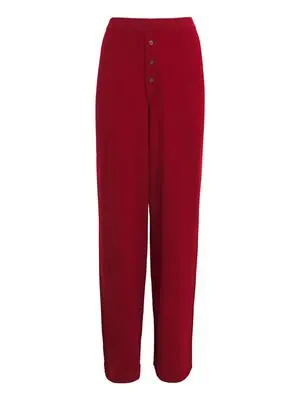Guest In Residence Cashmere Everywhere Trousers - Burgundy