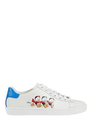 Gucci Disney X Ace 'huey, Dewey, Louie' Sneakers - White