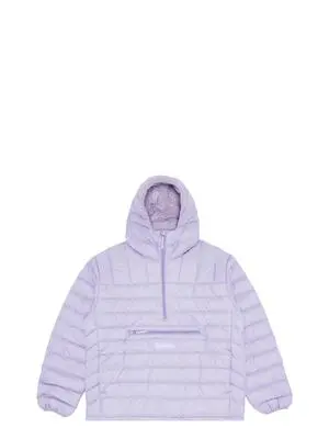 Supreme Micro Down Half Zip Hooded Pullover Purple